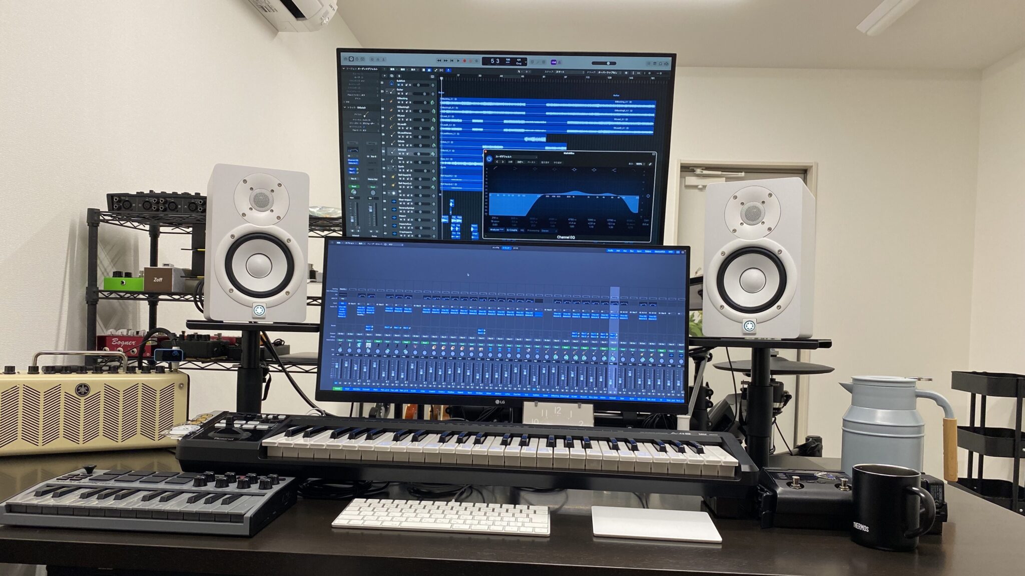DTMは上下配置(縦配置)デュアルモニターがおすすめ！ – ひとつの音楽室